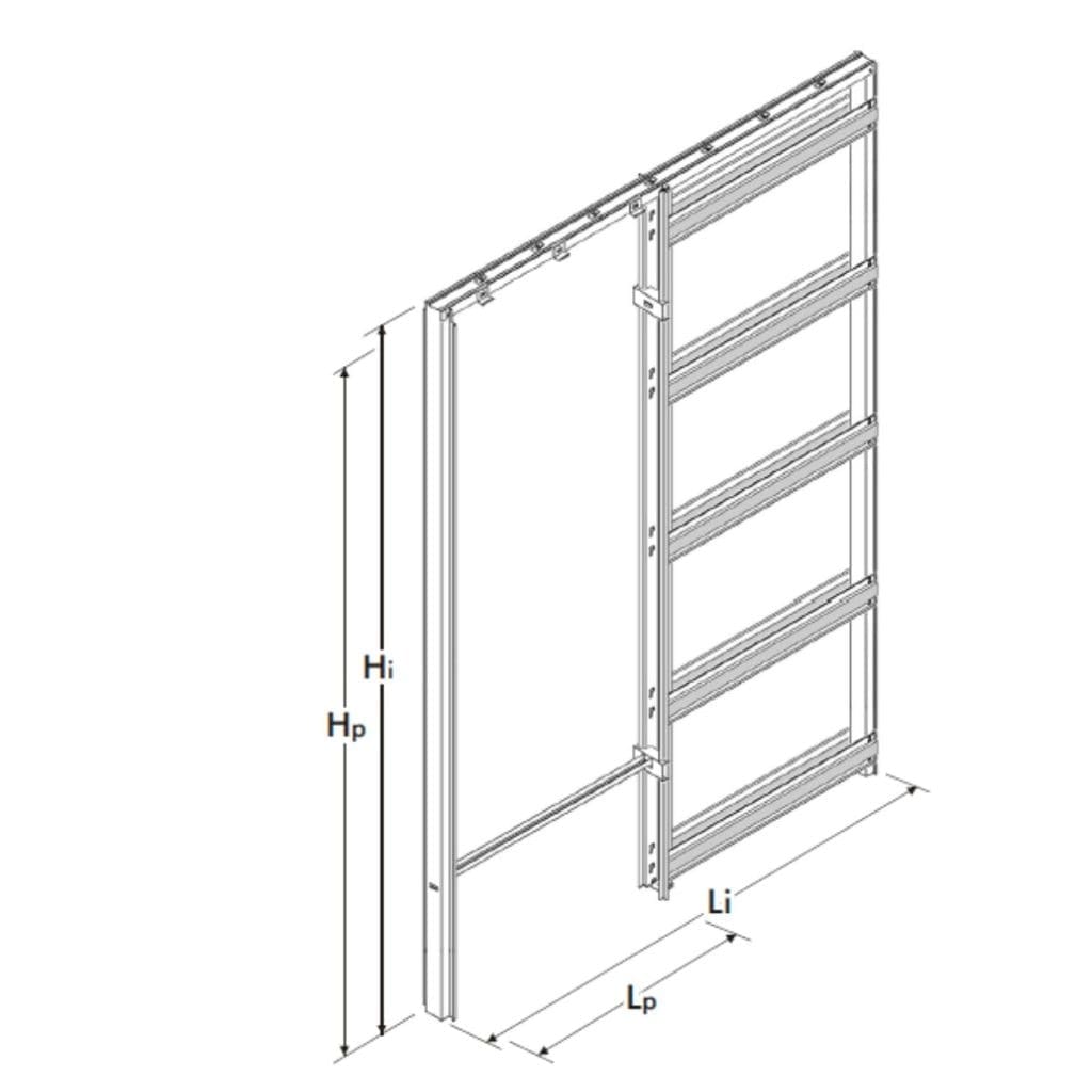 Kit para puerta corredera en tabique Pladur | Sistema completo y fácil ...